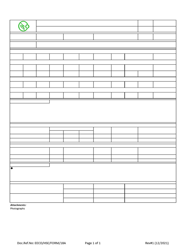 Incident Notification Form Template | PDF