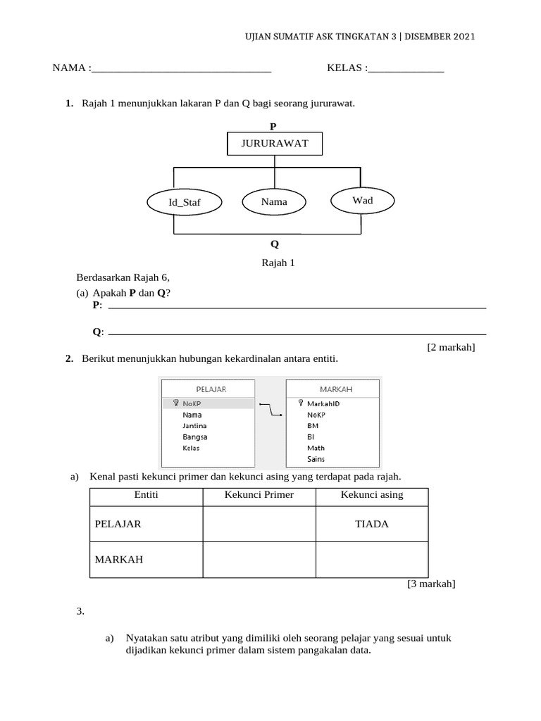 Sumatif Ask t3 2021 | PDF