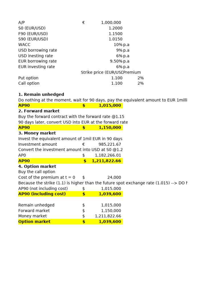 Transaction Exposure | PDF