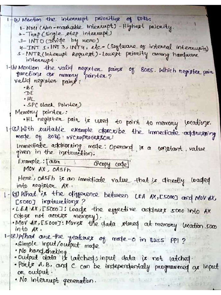 mpmc Assignment (1) (1) | PDF