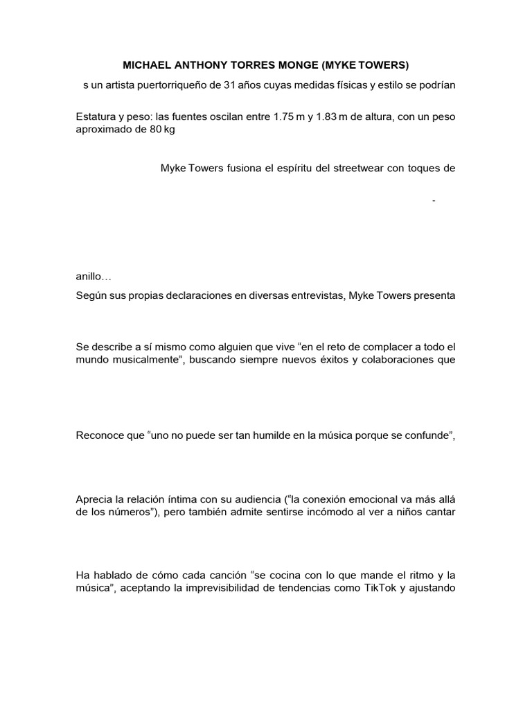 MICHAEL ANTHONY TORRES MONGE | PDF