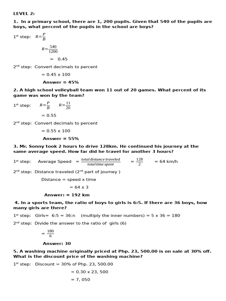 BULPRISA Mathematics Sample | PDF