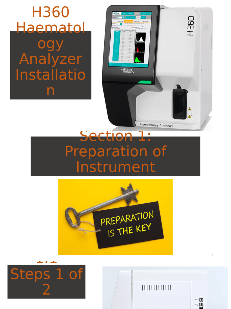 H360 Hematology Analyzer Installation Guide | PDF