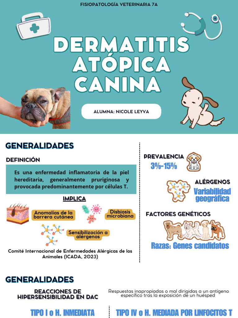 DAC Dermatitis Atópica Canina | PDF | Inflamación | Epidermis