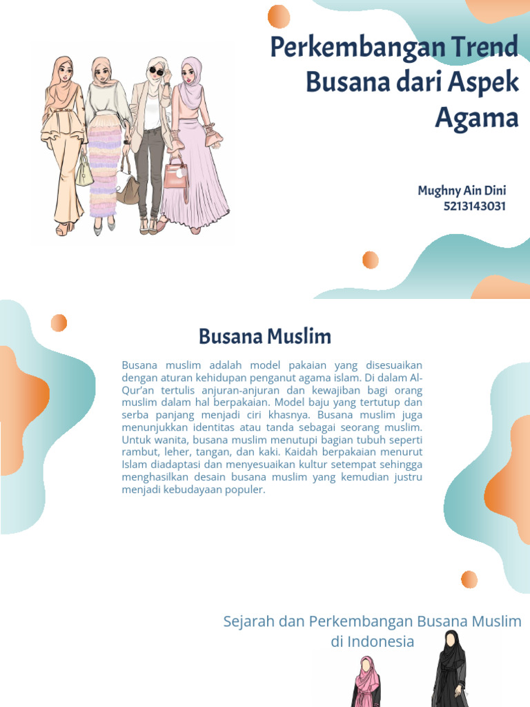 Perkembangan Trend Busana Dari Aspek Agama | PDF