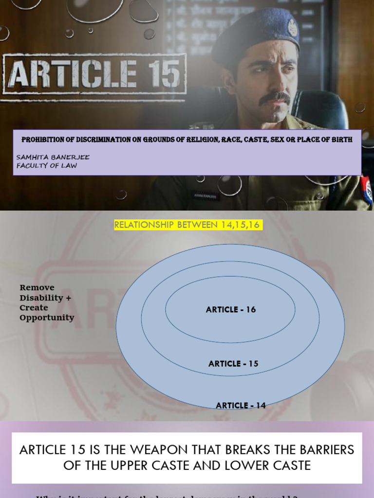 Article 15-4RTH Sem | PDF | Government Of India | Government