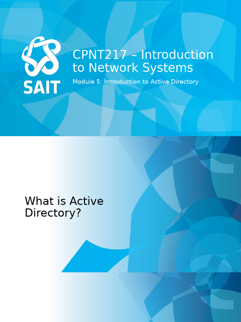 CPNT217 - 14. Introduction To Active Directory | PDF | Group Policy ...