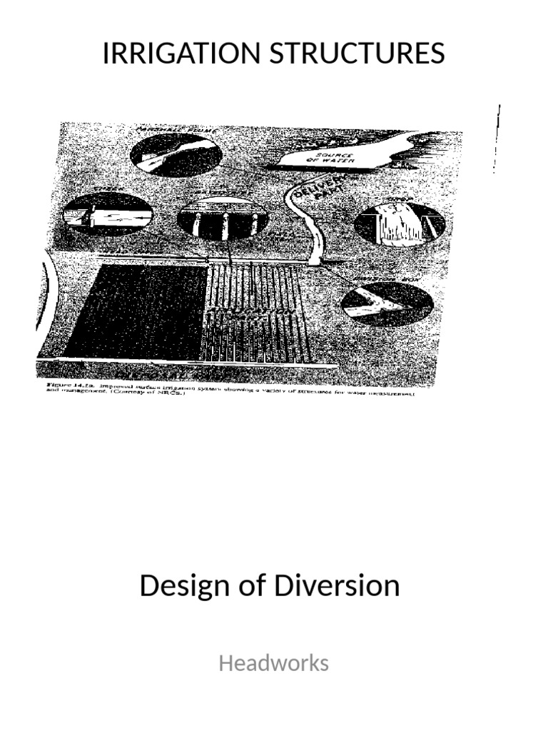 1-Design of Diversion | PDF | River | Soil Mechanics