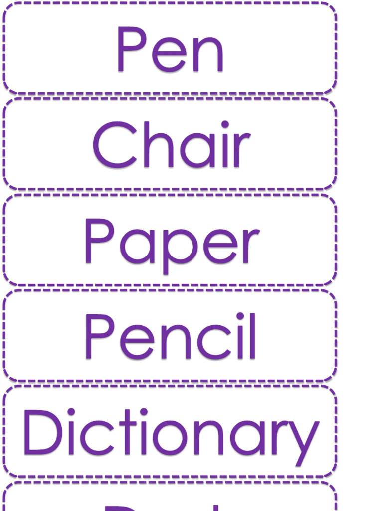 Nametags SchoolObjects | PDF