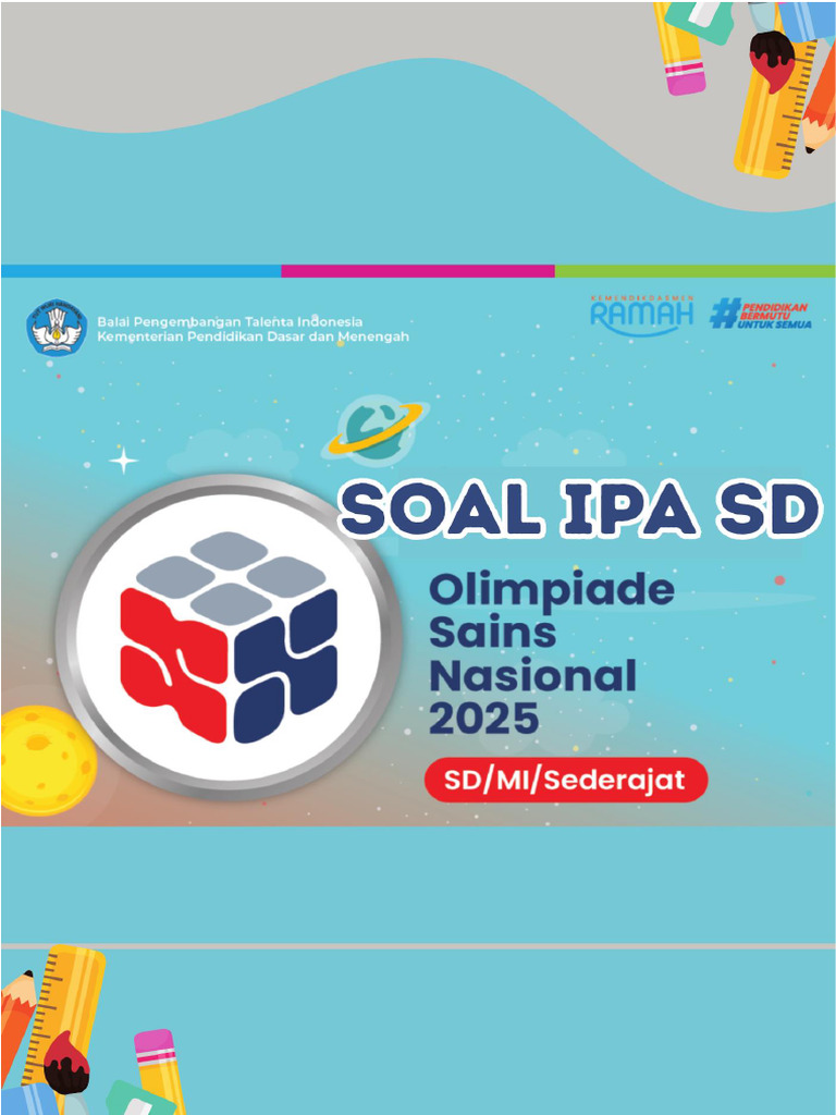 Soal Osn Ipa SD 2025 | PDF