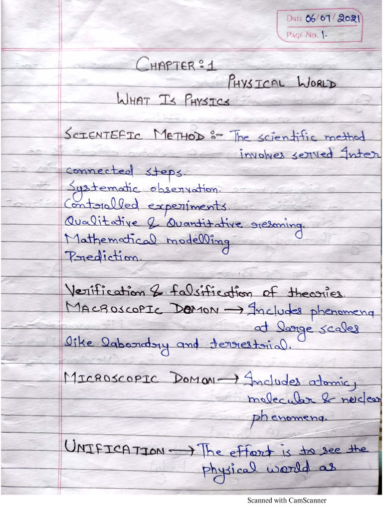 CH 1 Physics Eng. | PDF