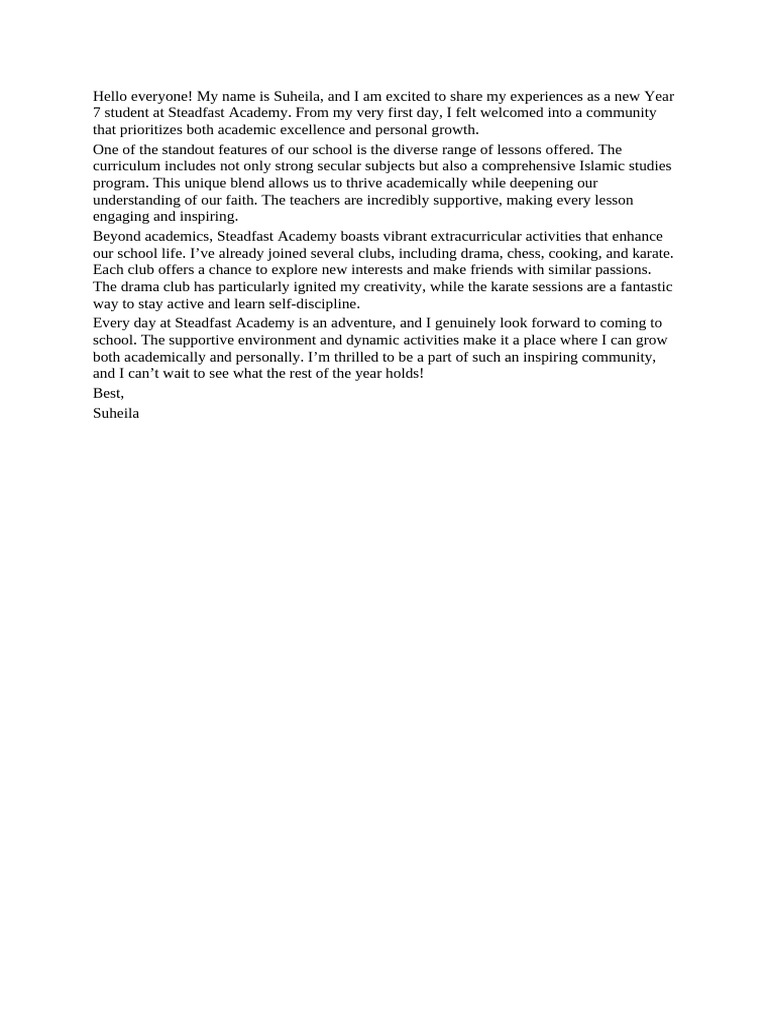 News Article Suheila Year 7. | PDF