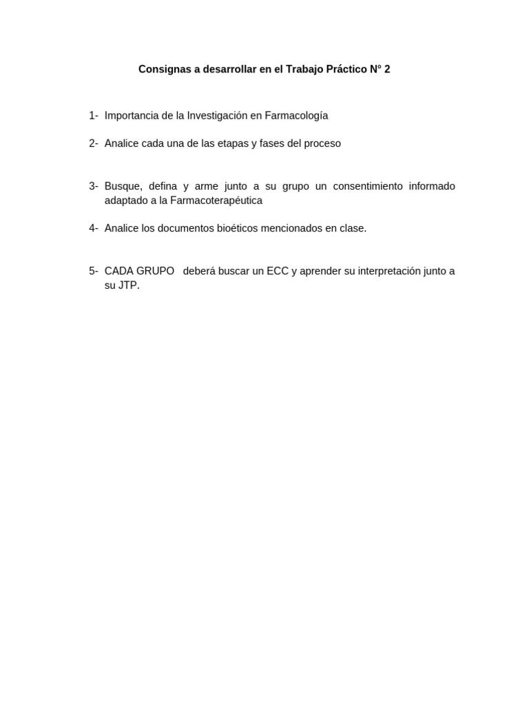 Consignas Trabajo Práctico N2UNSA | PDF