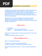 CA Program Overview and Structure | PDF | Postgraduate Education ...