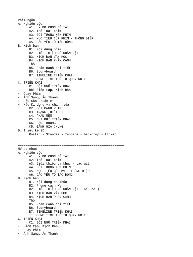 Khung ASM Film Ngan | PDF