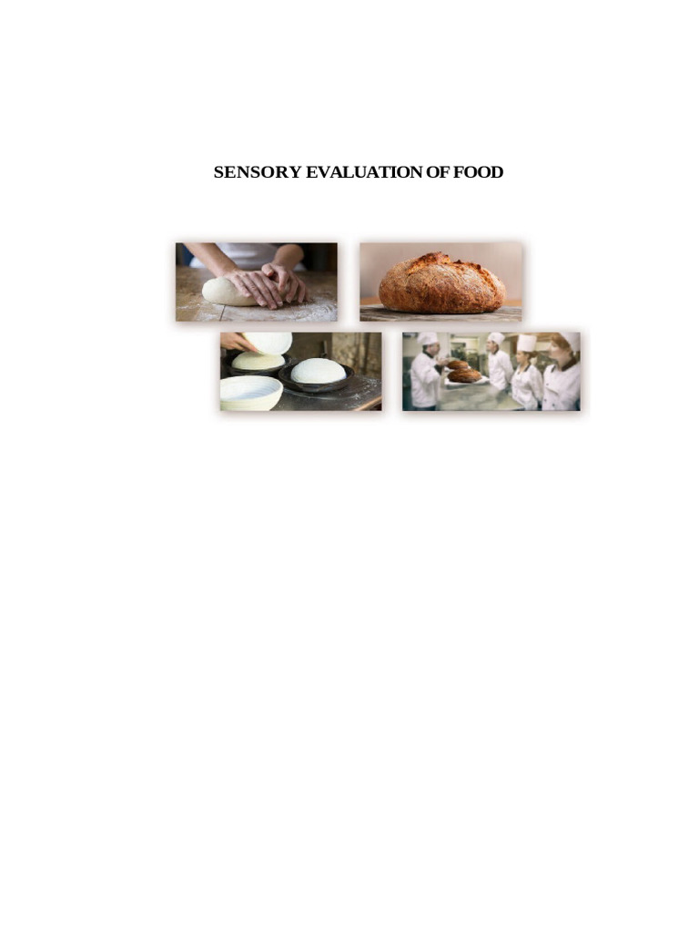 Sensory Evaluation Techniques for Food | PDF | Ear | Taste