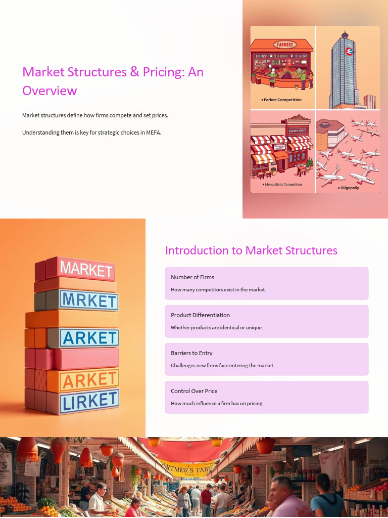 Market Structures and Pricing An Overview | PDF | Monopoly | Market Power