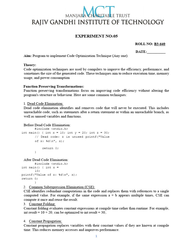 Wa0004 | PDF | Program Optimization | Computer Science