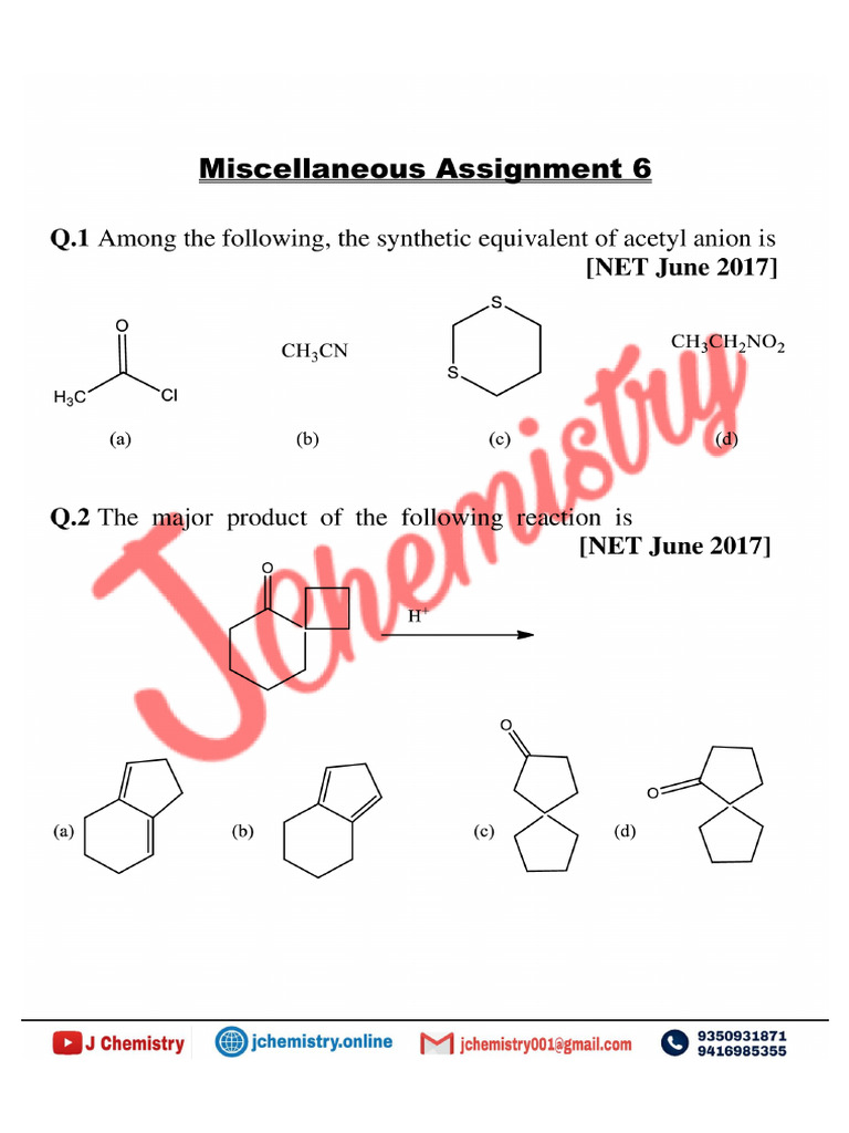 Miscellaneous Assignment 6 | PDF