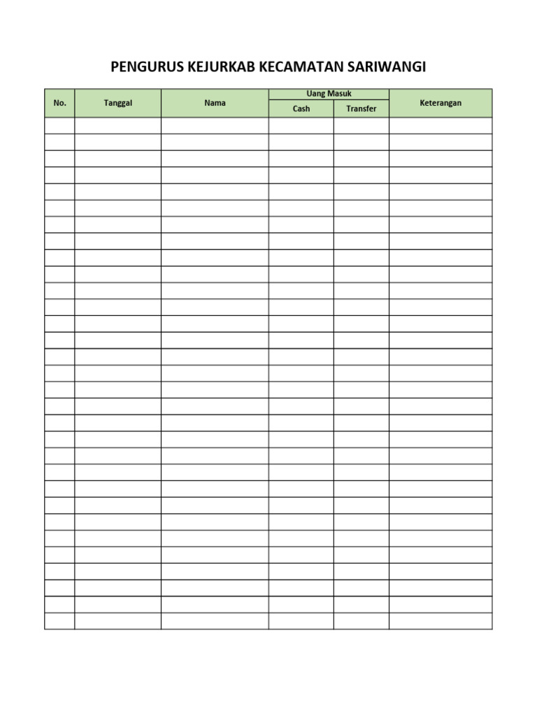 Daftar Pembayaran | PDF