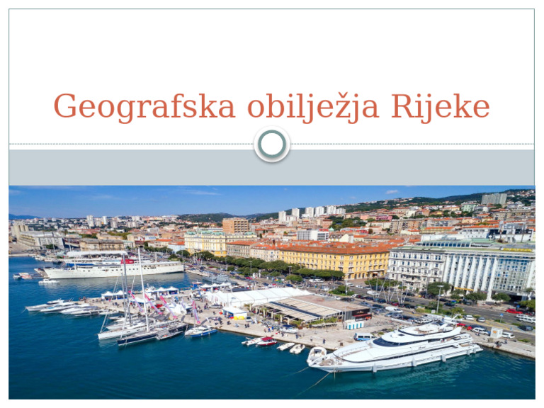 Geografska Obilježja Rijeke | PDF
