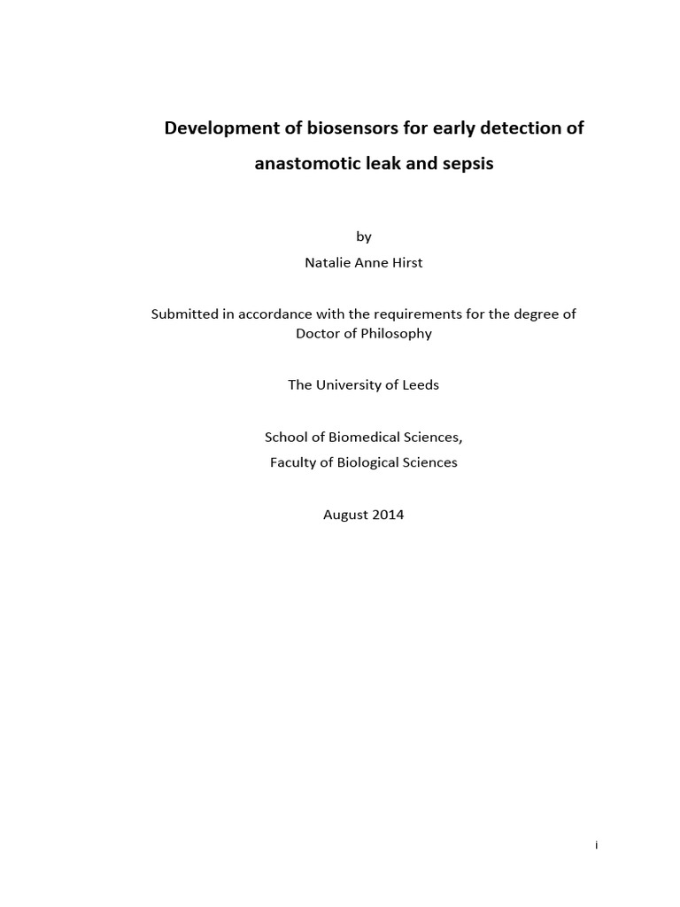 Final Hard Bound | PDF | Biosensor