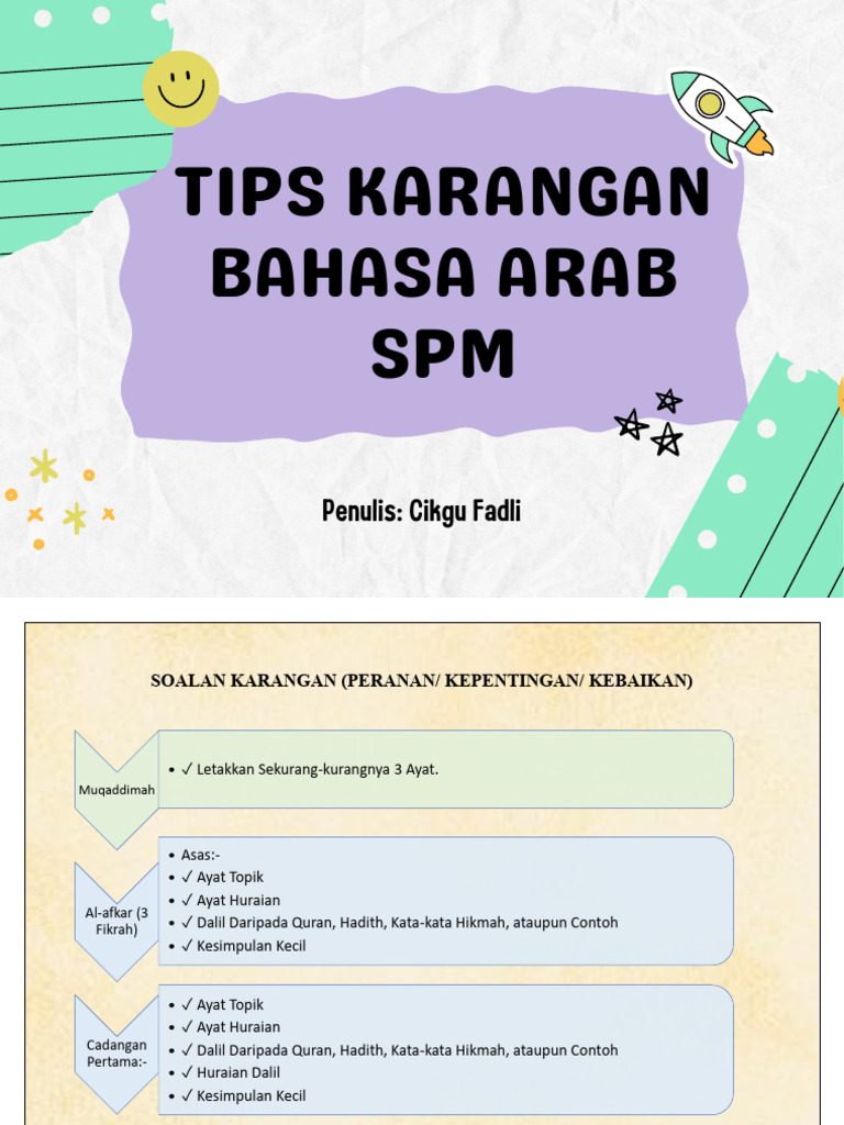 Panduan Tips Karangan Peranan, Kepentingan, Kebaikan, Keburukan | PDF