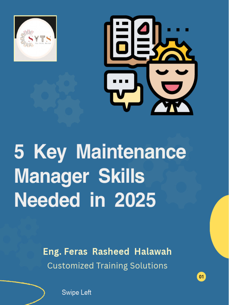 Key Skills for Maintenance Managers 2025 | PDF | Time Management ...