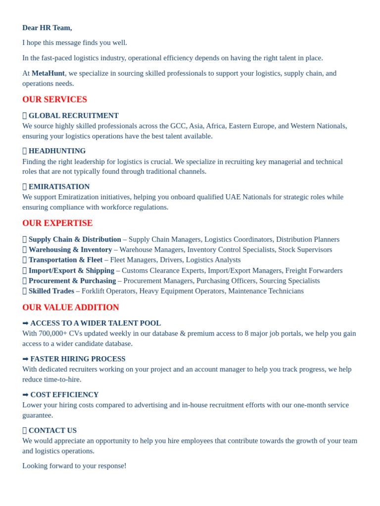 Logistics | PDF