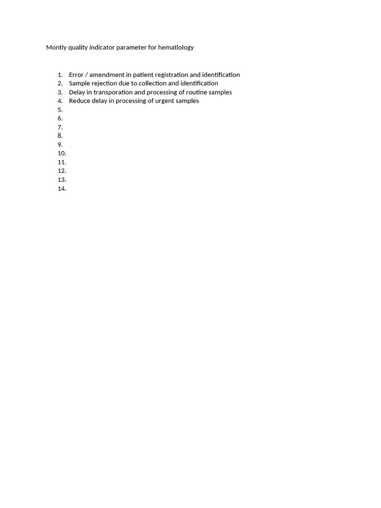 Quality Indicator | PDF