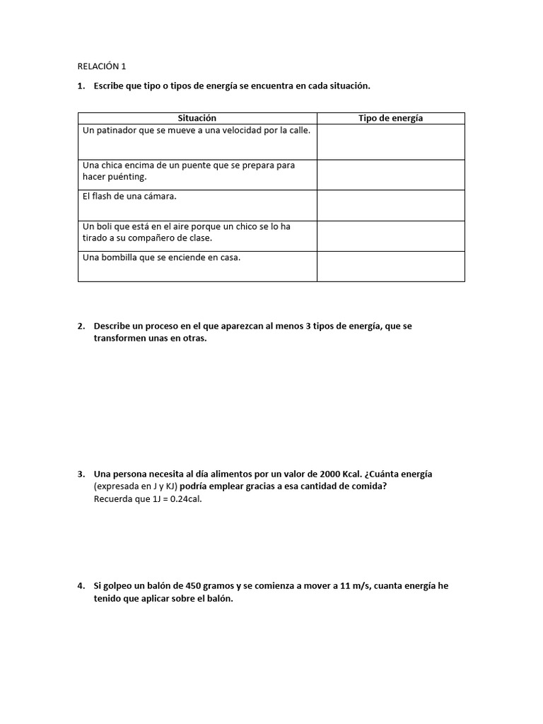 Energia y Calor | PDF