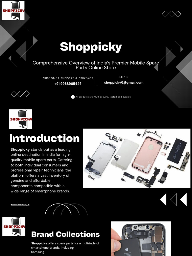 Best Mobile Spare Parts Online - Shop Now at Shoppicky | PDF