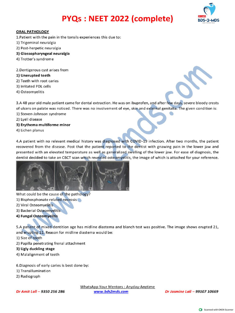 Pyq - Neet 2022 | PDF