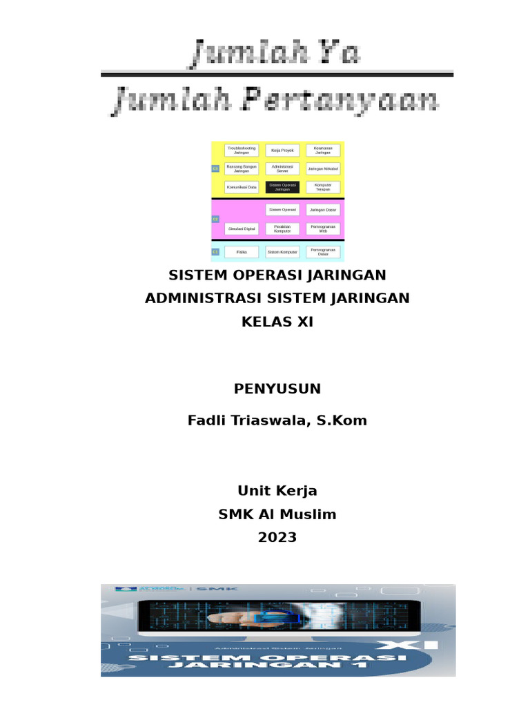 MODUL ASJ 11 KD 3.1 YAM Sistem Operasi Jaringan | PDF