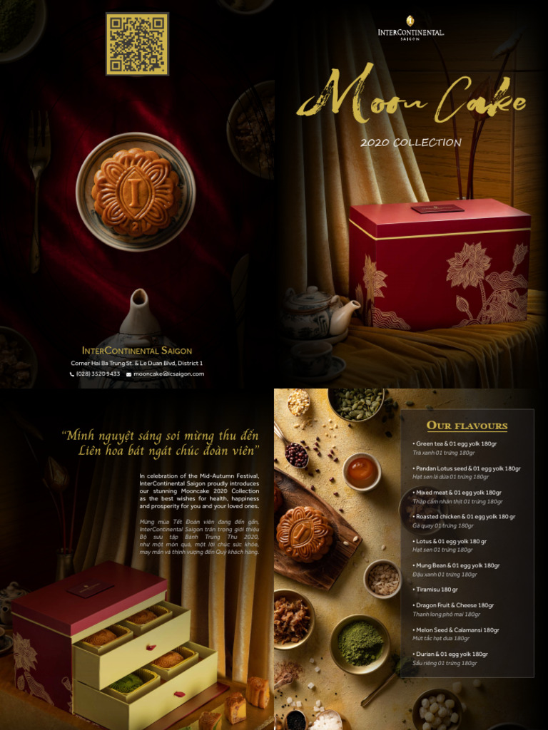 Intercontinental Saigon Mooncake 2020 Brochure 1 | PDF