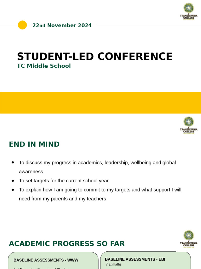 Darius Filip - New Ms Student-Led Conference (Template) Nov 2024 | PDF