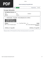 Sample IndiGo Ticket | PDF