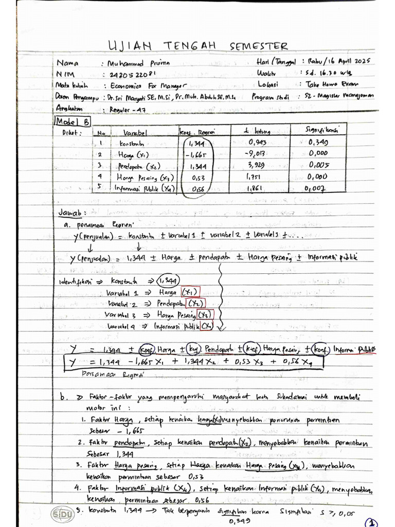Uts Mprisma Efm | PDF