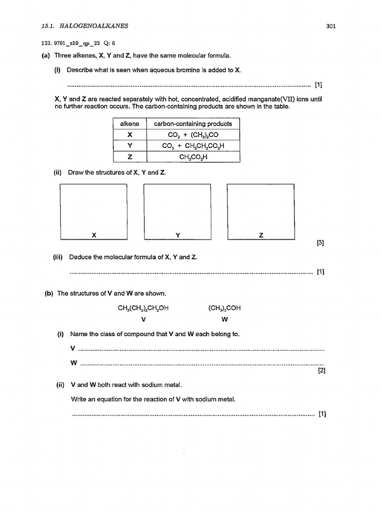 PYQ Organic Chem Paper 2 | PDF