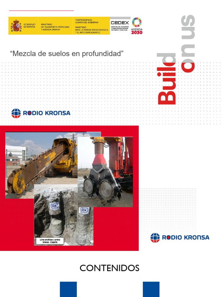 Técnicas de Mezcla de Suelos en Profundidad | PDF | Lima (Material ...