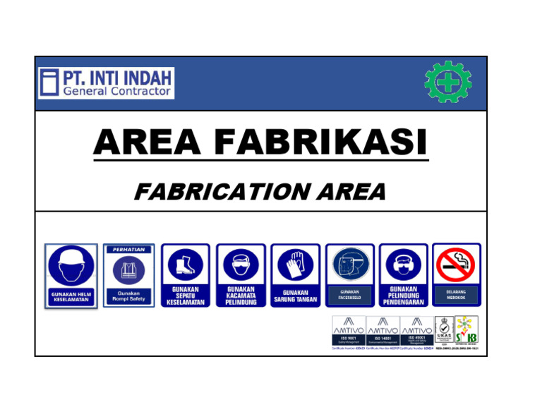 Area Fabrikasi | PDF