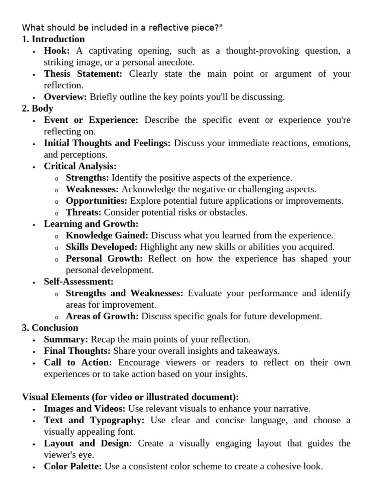 Planning and Organizing Reflexive Outputs. | PDF | Experience | Perception