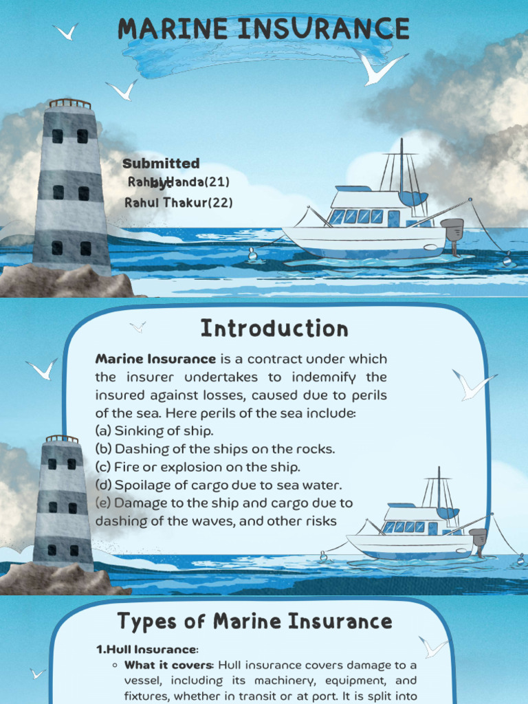 Marine Insurance | PDF