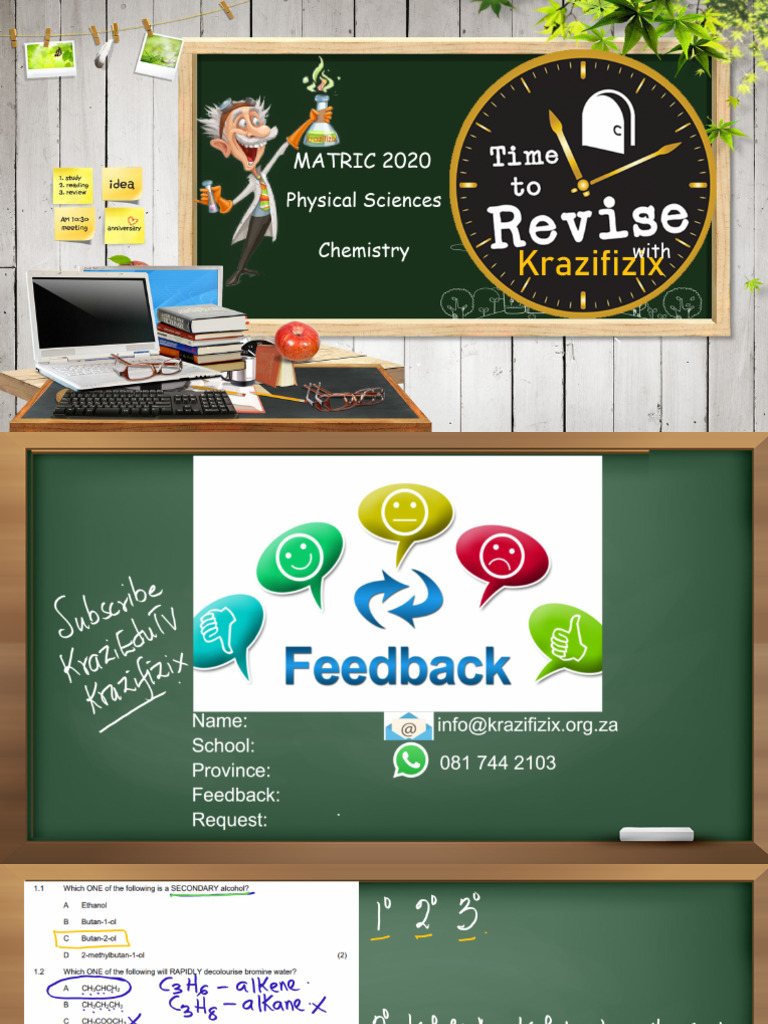 Soweto Tv Matric 2020 Phsc- Chemistry Summary Note | PDF