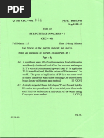 VI Semester Civil Engineering Exam Paper | PDF | Civil Engineering