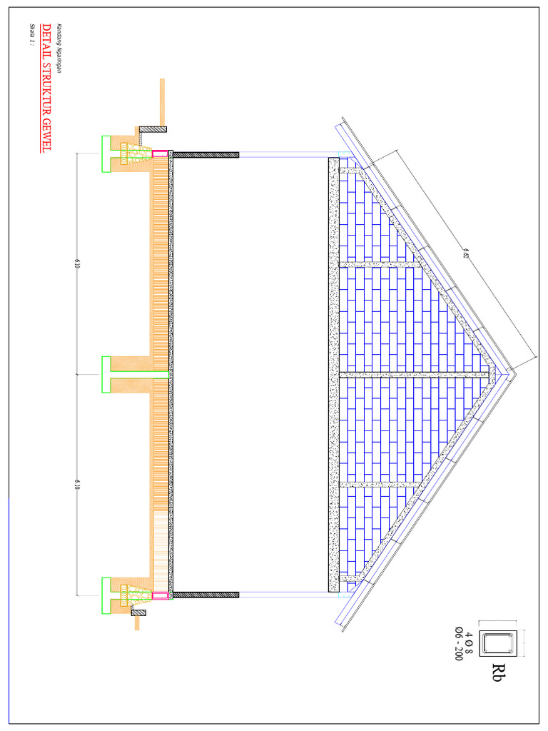 Detail Struktur Gewel | PDF