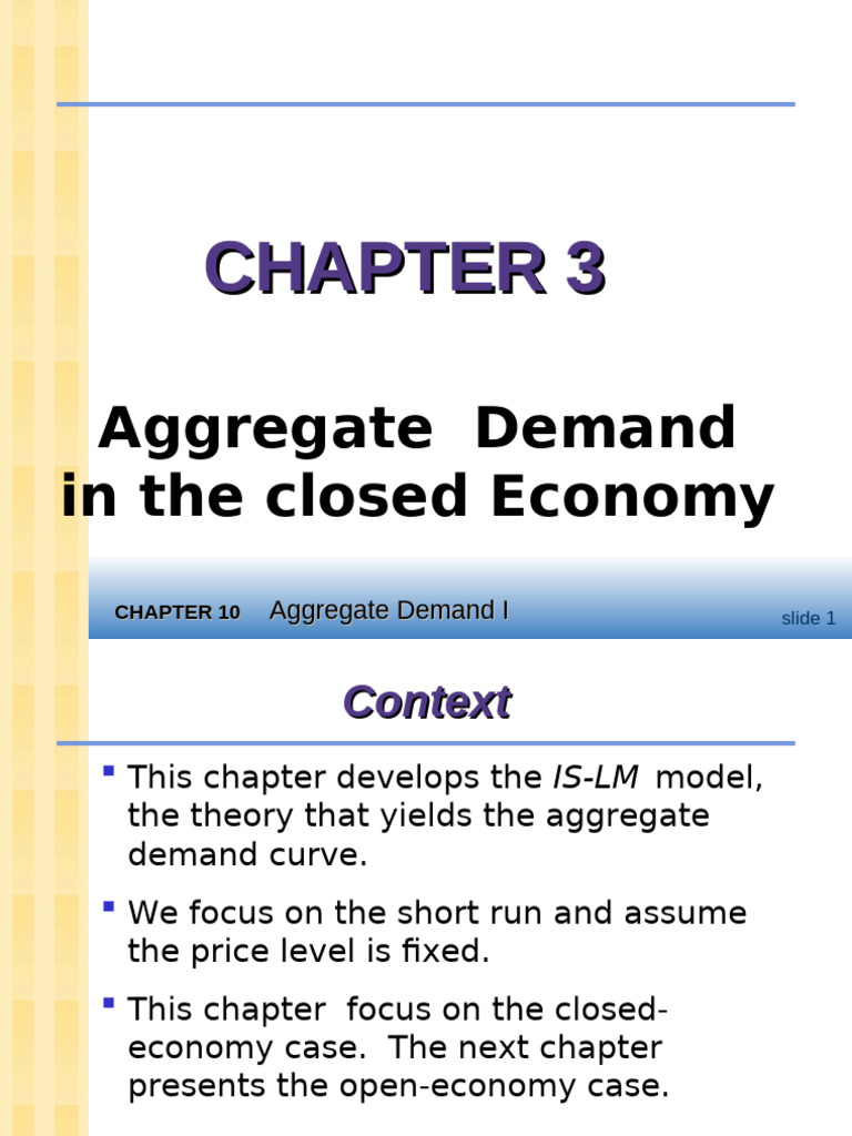 Macroeconomics Chapter 3 | PDF | Economics | Aggregate Demand