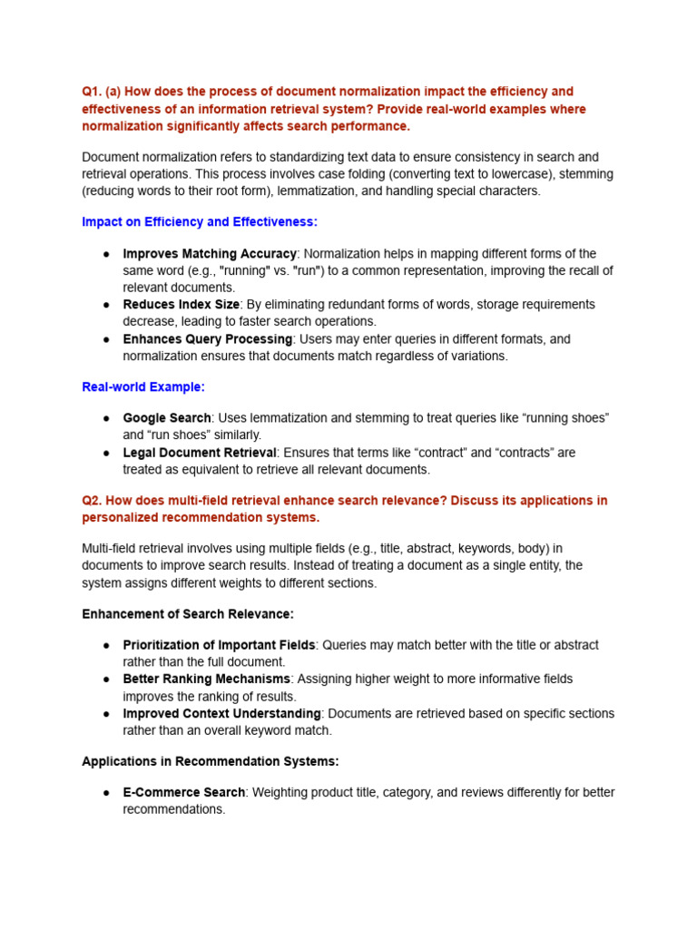 What Is Information Retrieval (IR) | PDF | Information Retrieval | Applied Mathematics