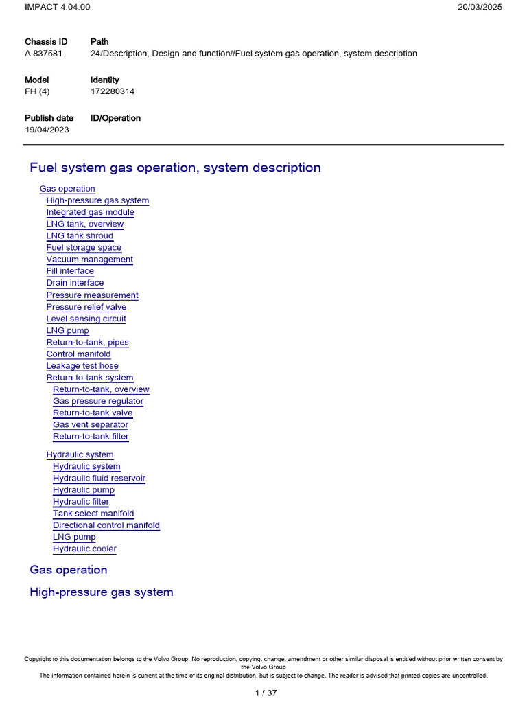 High-Pressure Gas System Overview | PDF | Pump | Valve