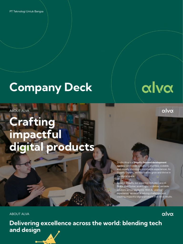 Company Deck Studio Alva | PDF | Php | Mobile App